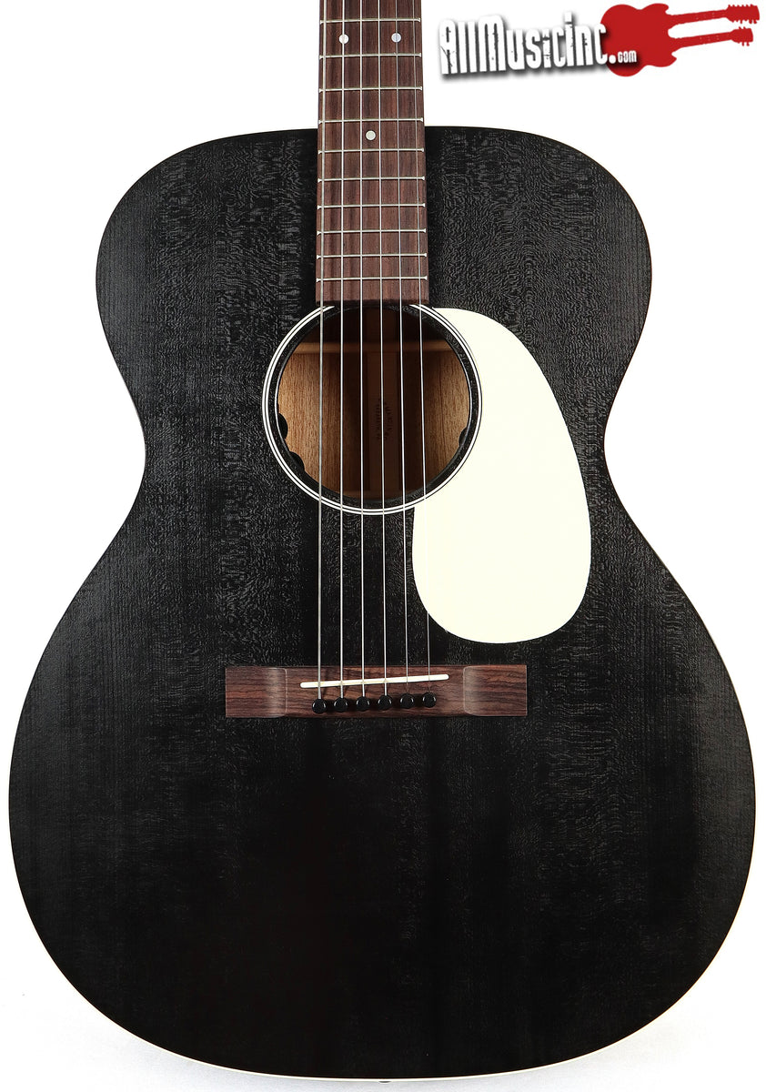 Martin 000-17E Black Smoke 14-Fret Acoustic Electric Guitar w/Case ...