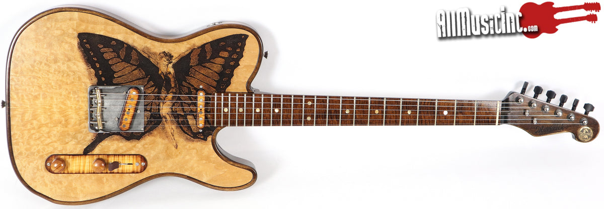 Walla Walla USA Maverick Laser Winged Gal Tele Electric Guitar – All ...